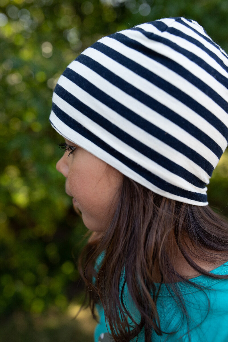 ESS - Tibet Wool Beanie Navy/Chalk – Danefæ