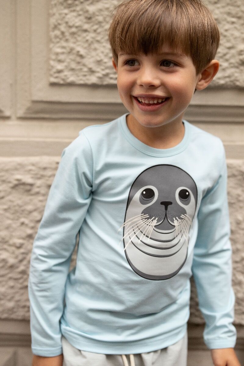 Bluse med Sæl fra Dyr Cph. Shop Kvalitets Børnetøj Her! – Danefæ